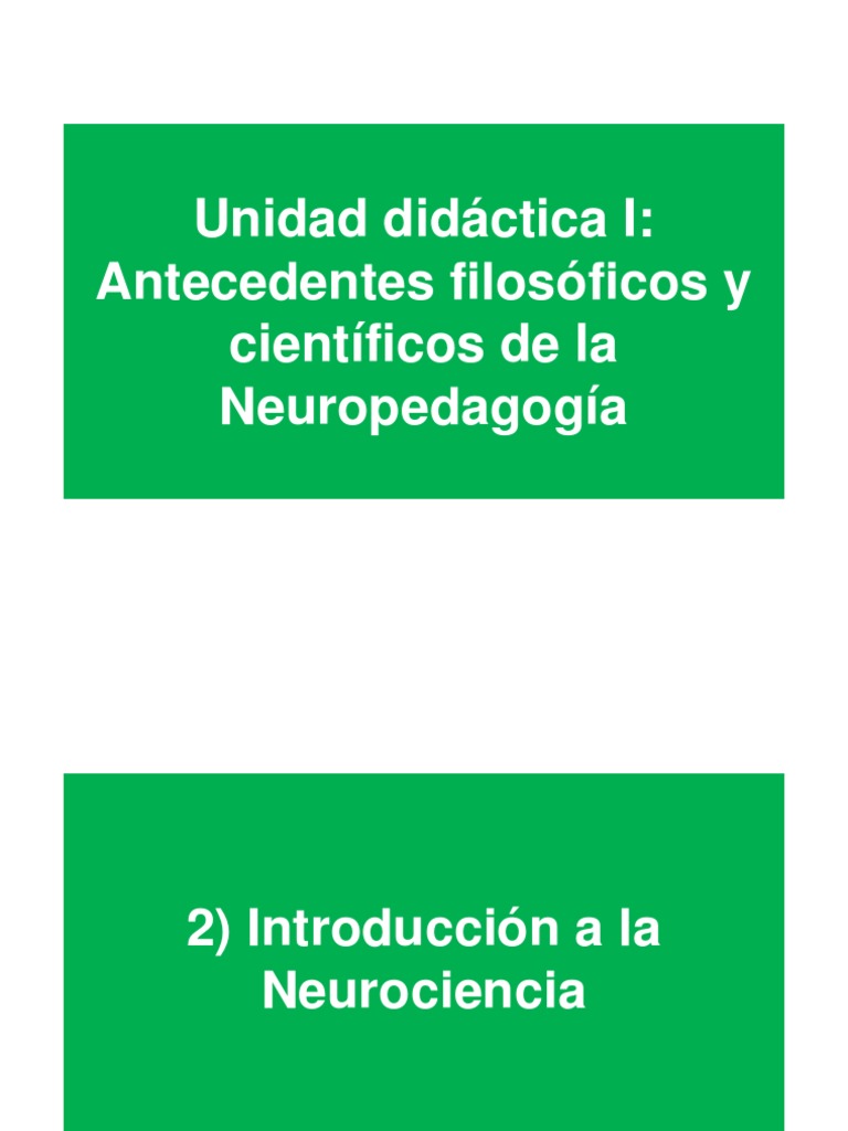 2) Introducción A La Neurociencia | PDF | Neurociencia | Cerebro
