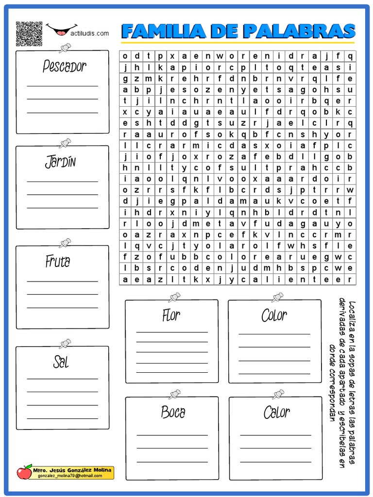 01 Familia de Palabras | PDF
