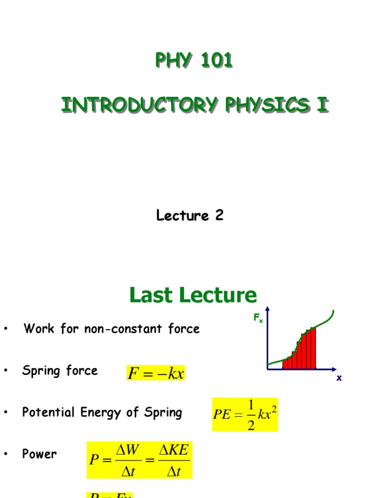 Phy 101 Lecture10 (Momentum and Collisions) | PDF | Collision | Momentum