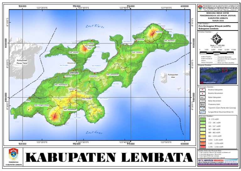 Ketinggian Wilayah | PDF