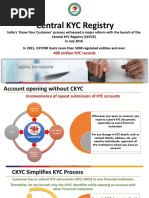CKYC Guidelines for Financial Entities | PDF