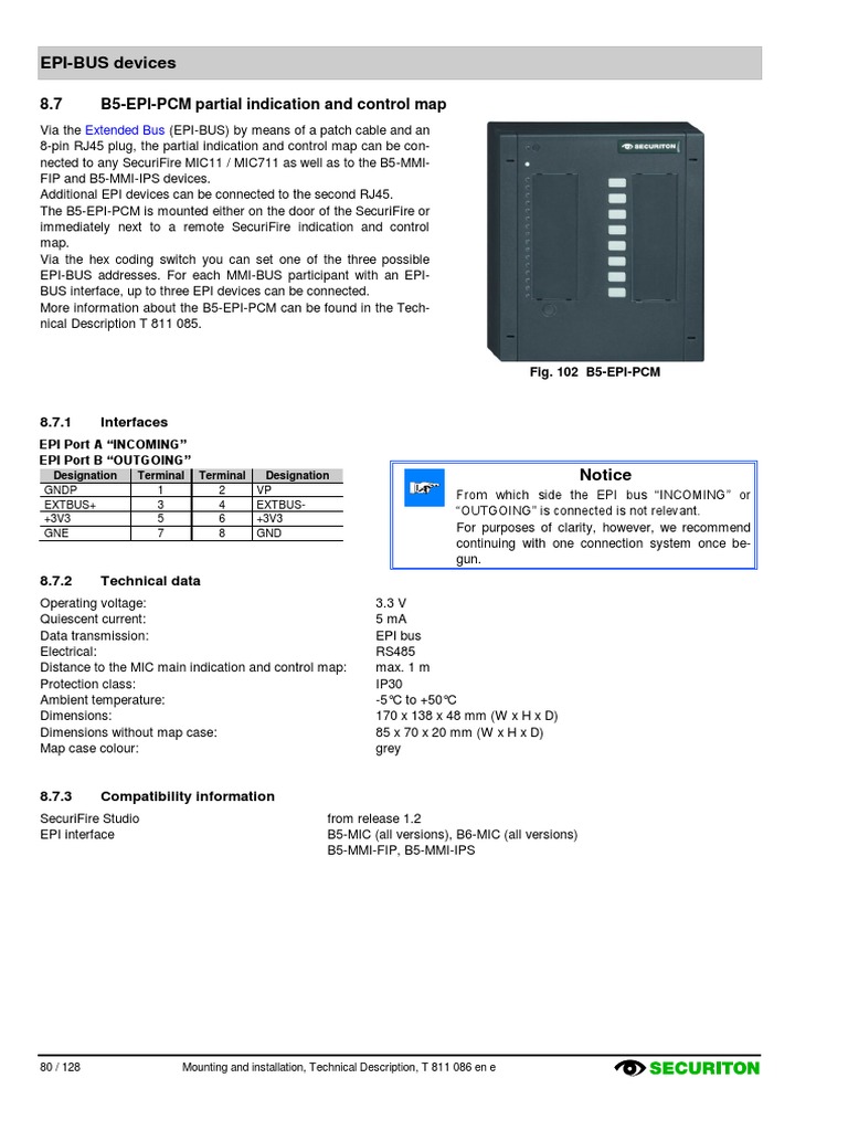 EPI-BUS PCM Device Indications | PDF | Computer Hardware | Computing