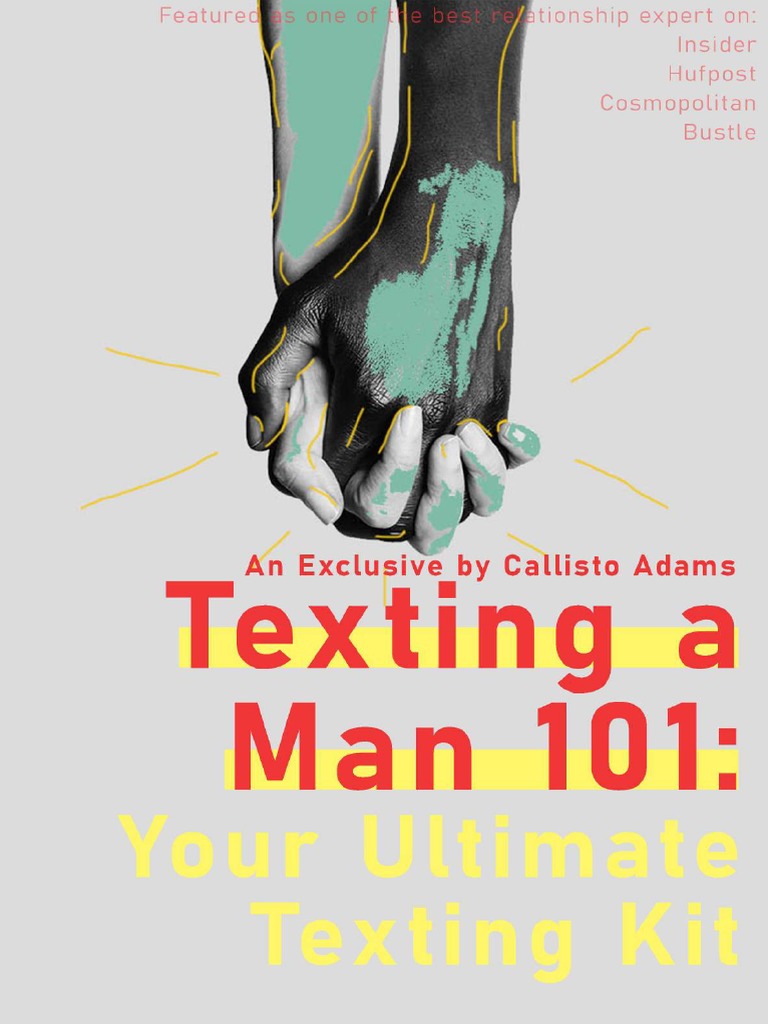 Texting A Man 101 Callisto Adams | PDF