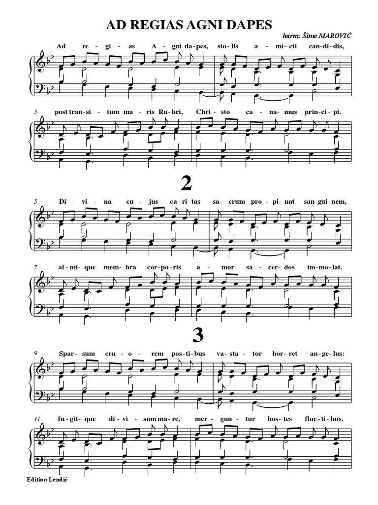 Ad Regias Agni Dapes - Gregorian Chant | PDF | Langues du Royaume-Uni ...