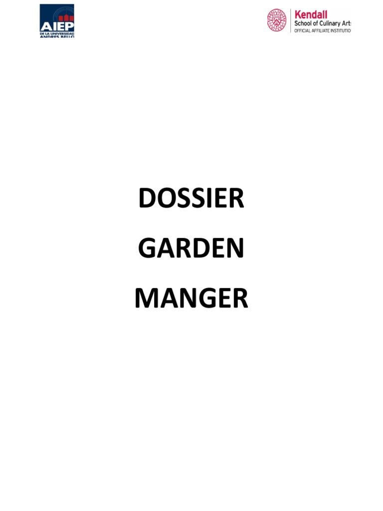 Dossier Garde Manger 2021 | PDF | ensalada | Mayonesa