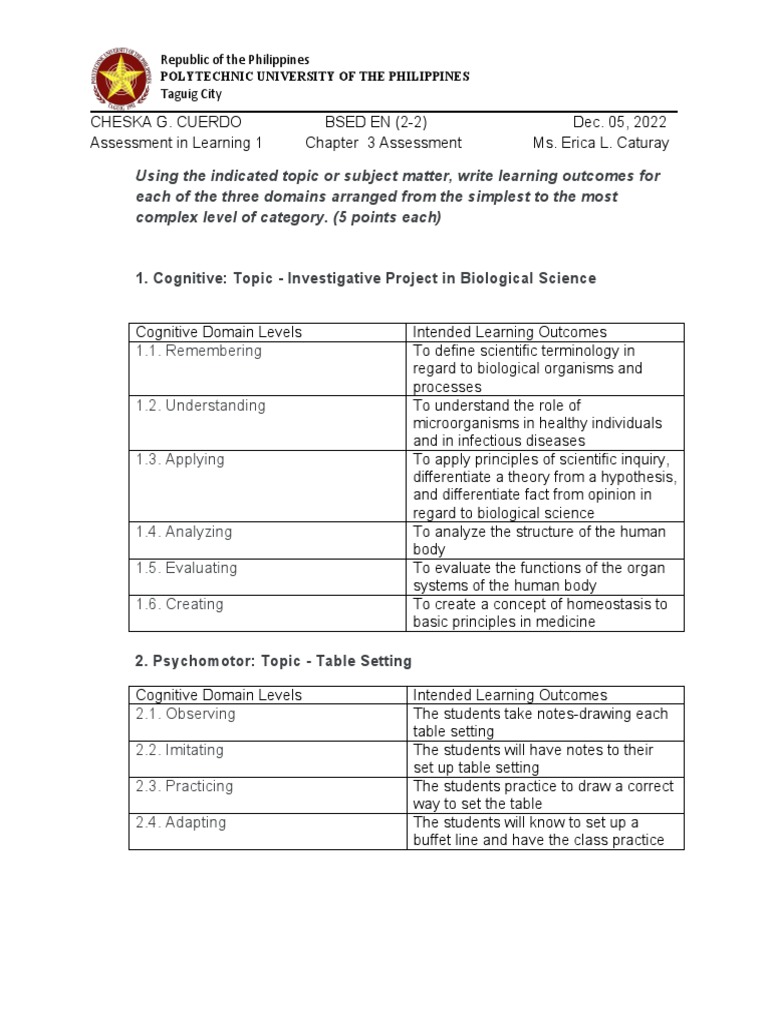 Al1 - Chapter 3 | PDF | Learning | Science