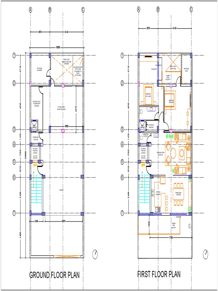 Sector 48 Plans | PDF | Bathroom | Elevator