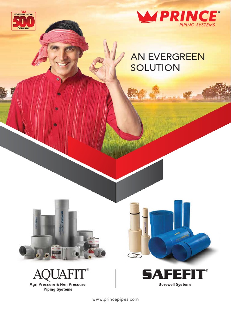 Prince Pipes: Agri & Borewell Solutions | PDF | Pipe (Fluid Conveyance ...