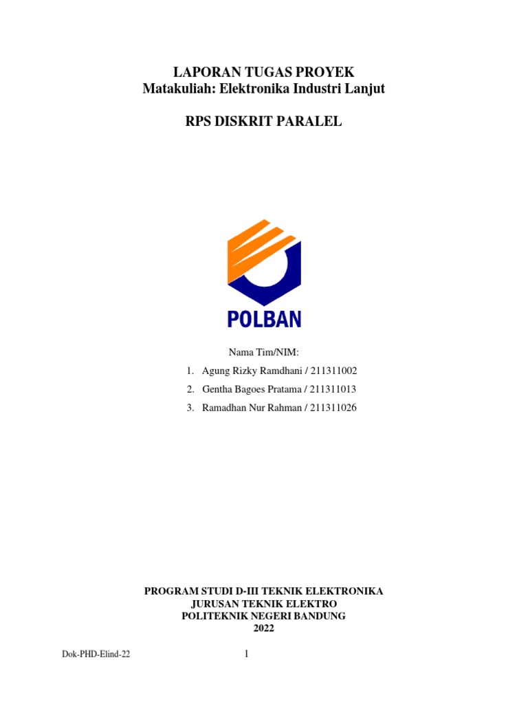 REV3, Laporan Proyek, Kelompok 10 2A-TEL | PDF REV3, Laporan Proyek, Kelompok 10 2A-TEL | PDF