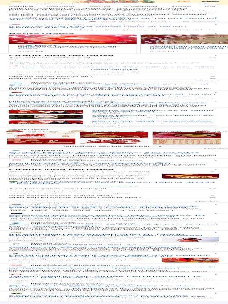 Shio Kelinci Air | PDF