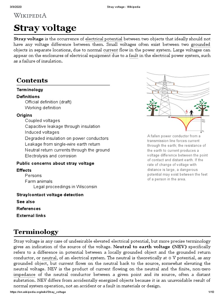 Stray Voltage | PDF | Electrical Engineering | Electricity