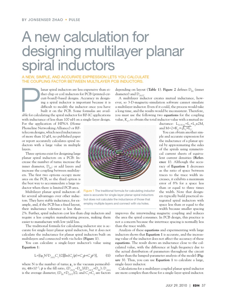 25510-A New Calculation For Designing Multi Layer Planar Spiral ...