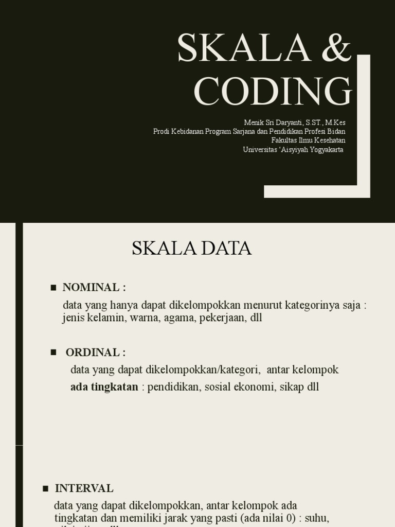 Skala & Coding | PDF