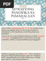 Grade 11 - Conative, Informative at Labeling Na Gamit NG Wika | PDF