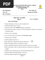 BODMAS Questions Worksheet | PDF