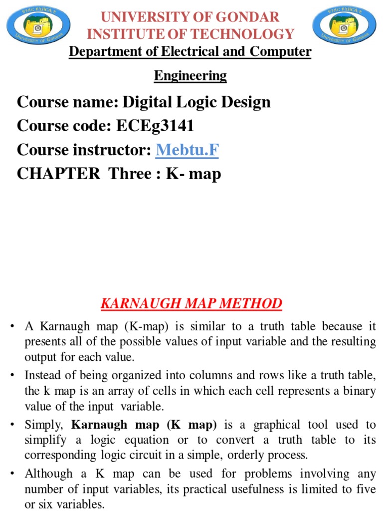 Digital - Chapter3.k Map | PDF | Computer Engineering | Applied Mathematics