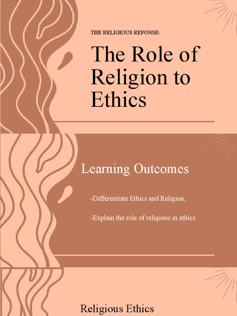 The Role of Religion in Ethics | PDF | Morality | God