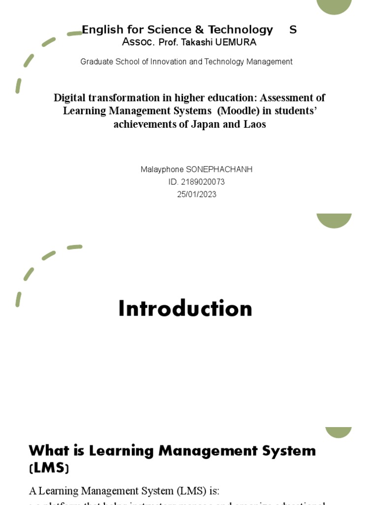 English For Science Technology Presentation3 | PDF | Educational ...