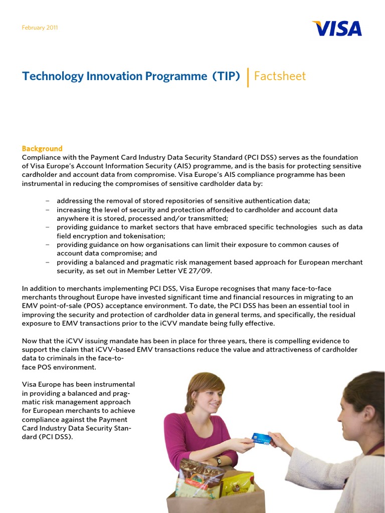 Technology Innovation Programme Factsheet | PDF | Payment Card Industry ...
