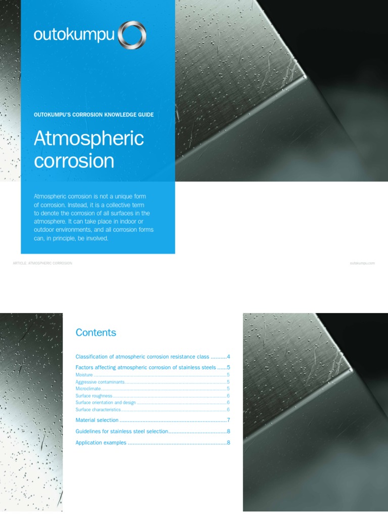 Corrosion-Guide 7 Atmospheric Corrosion | PDF | Corrosion | Stainless Steel