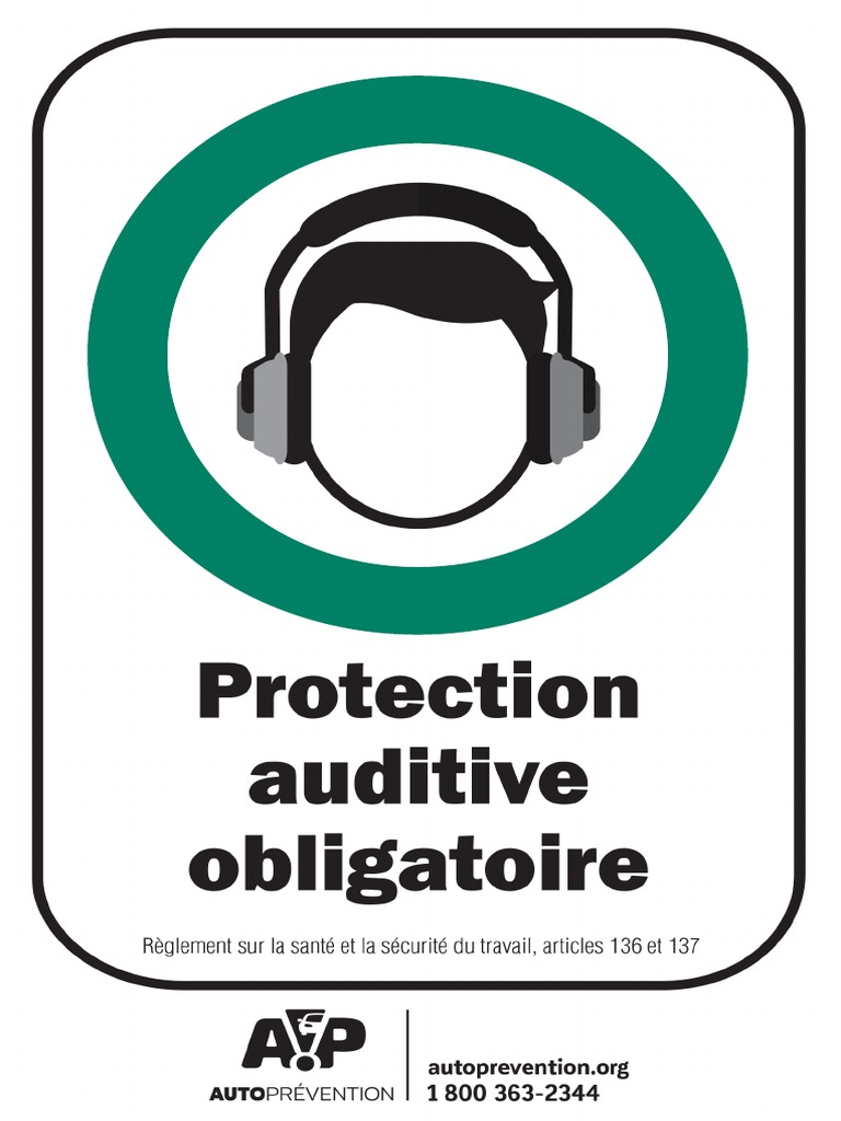 Risques Pour La Santé - Protection Auditive Obligatoire | PDF