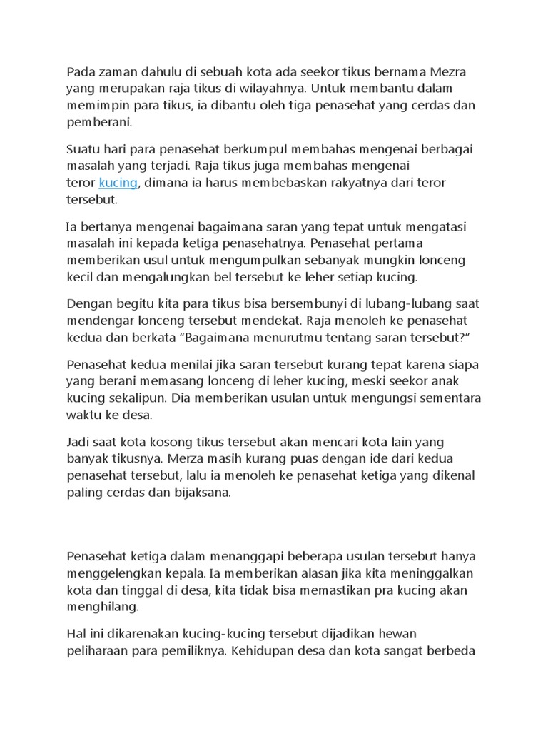 5.kucing Dan Tikus | PDF