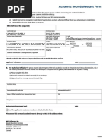 Request For Academic Records Authorization | PDF | Mail | Written ...