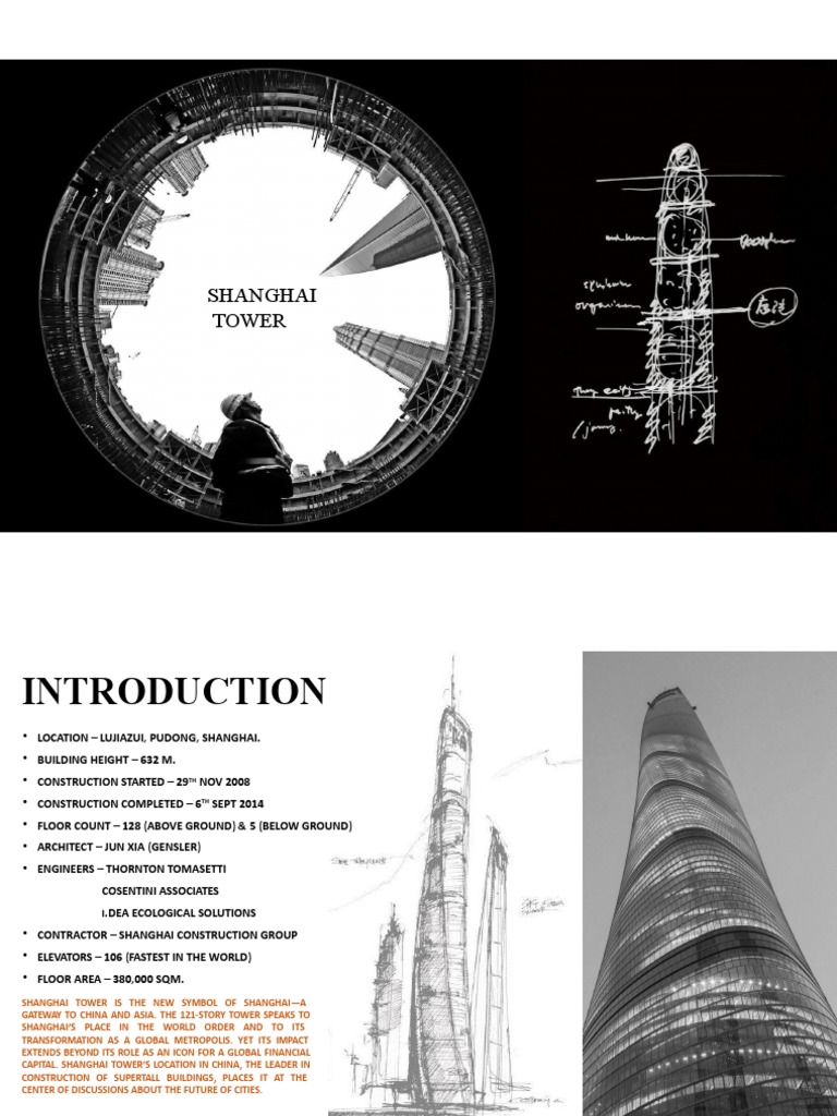 Shanghai Tower | PDF | Truss | Civil Engineering