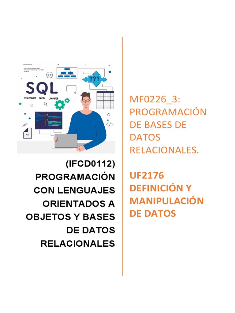 Programación en SQL y Bases de Datos | PDF | SQL | Bases de datos