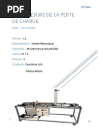 TP MDF N°1 - Viscosité | PDF | Fluide | Viscosité