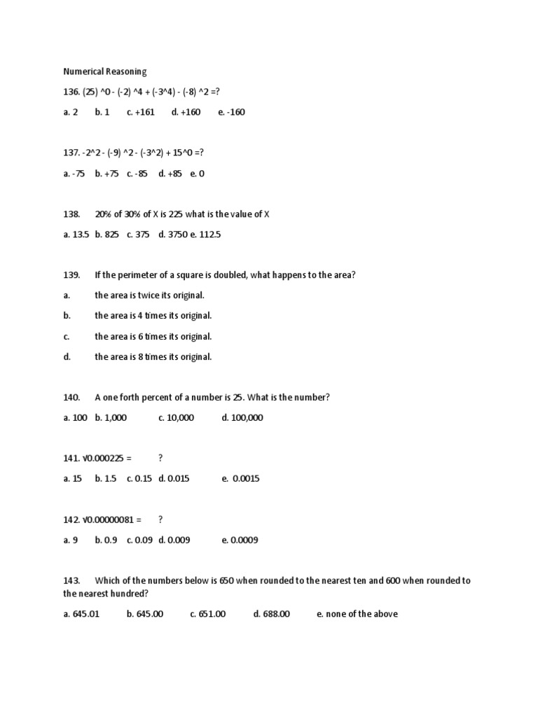 Solving Numerical Reasoning Problems: A Collection of 206 Math Word ...