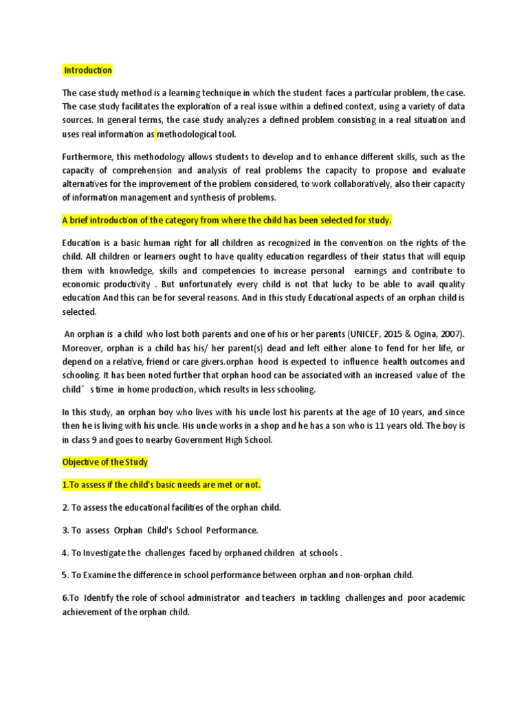 Case Study | PDF | Learning | Cognition