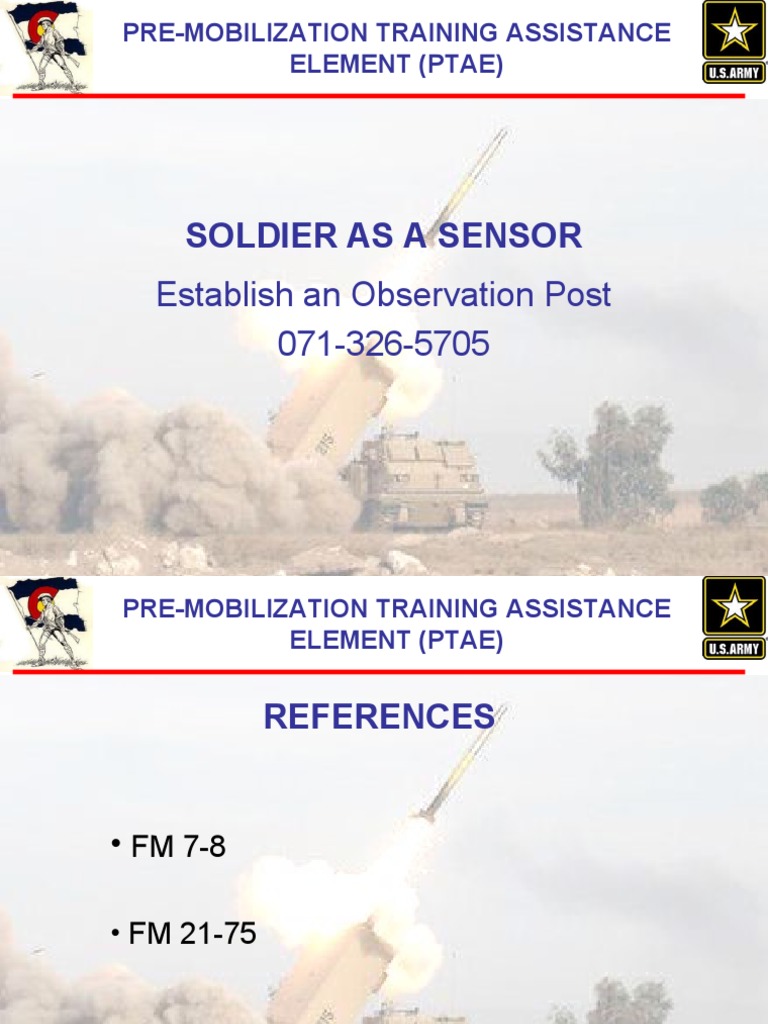 Observation Post Setup Guide | PDF | Radio | Camouflage