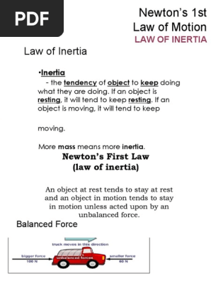 Objects In Motion Tend To Stay In Motion