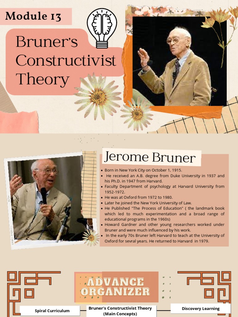 Bruner's Constructivist Learning Theory | PDF | Learning | Curriculum