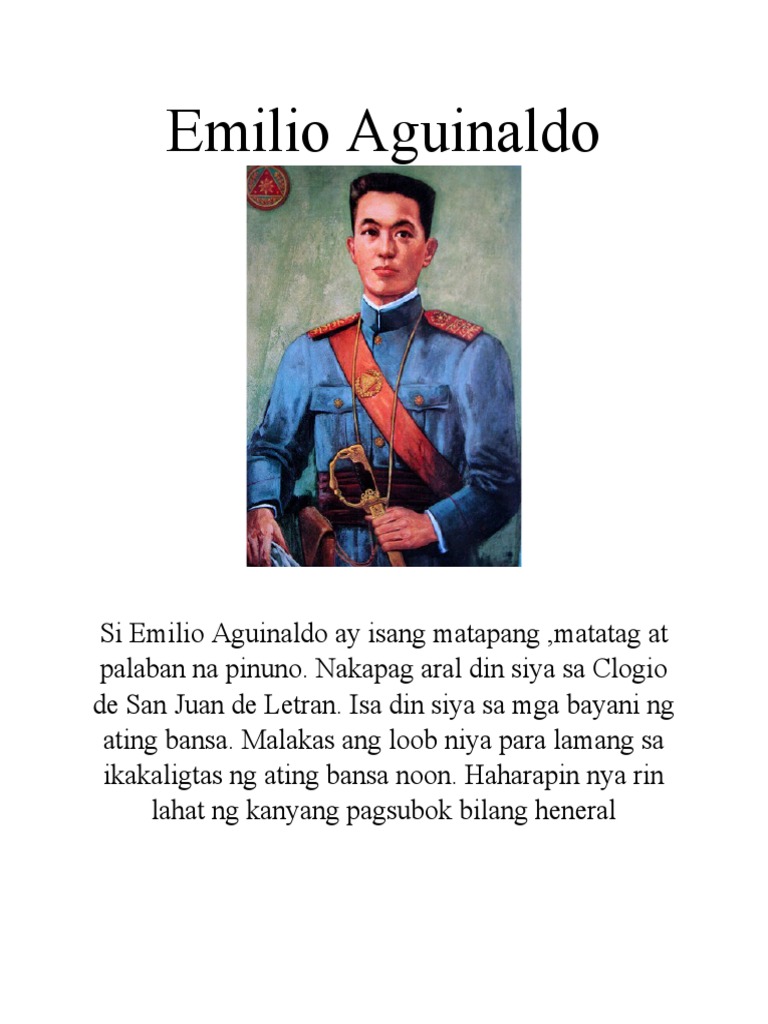 Emilio Aguinaldo | PDF