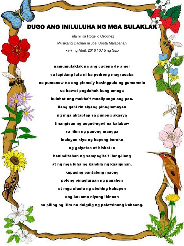 Bsba MM 2-1 - Takdang Aralin Sa Panitikan | PDF