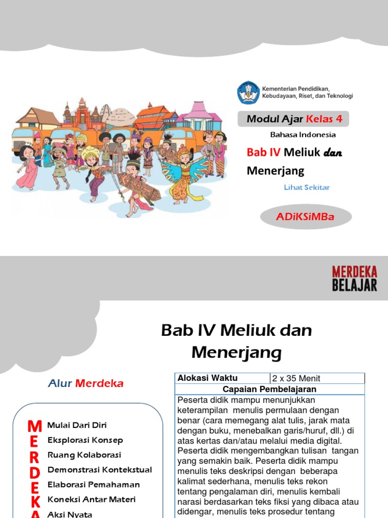 Modul Ajar Bahasa Indonesia | PDF