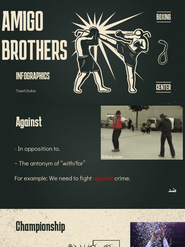 Amigo Brothers: Boxing Vocabulary Guide | PDF | Mind | Metaphysics Of Mind