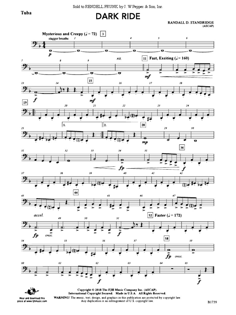 Dark Ride Tuba | PDF