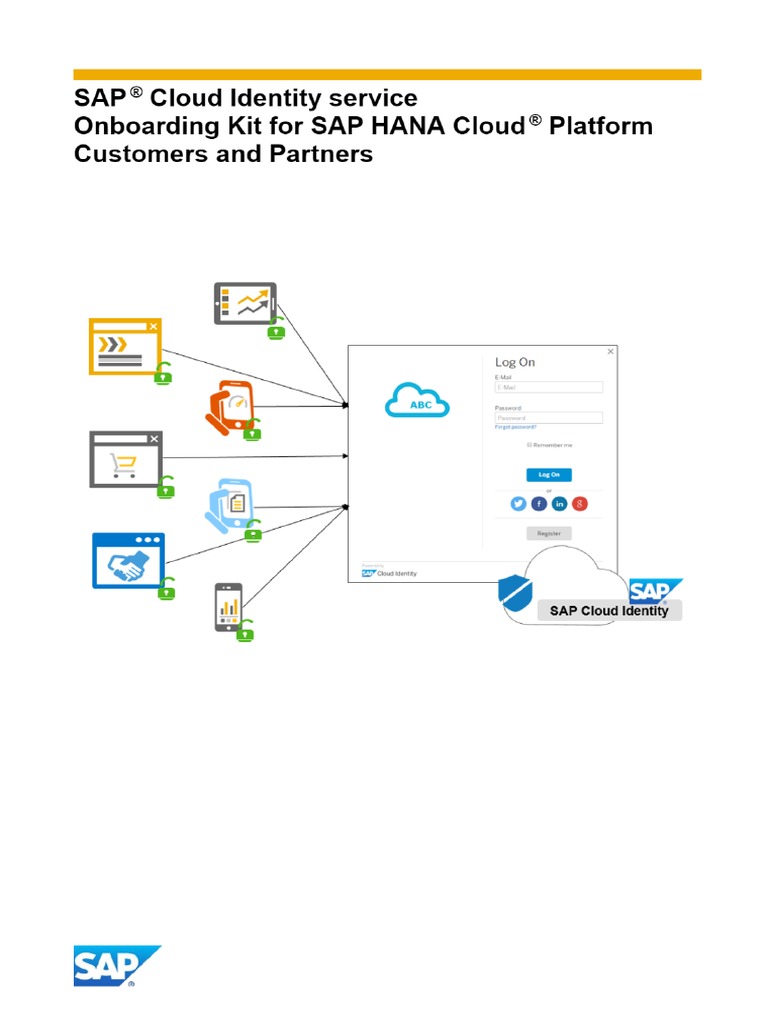 SAP Cloud Identity Service Onboarding Kit For SAP HANA Cloud Platform Customers and Partners | PDF