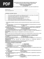 1st Quarter Exam - AP10 | PDF