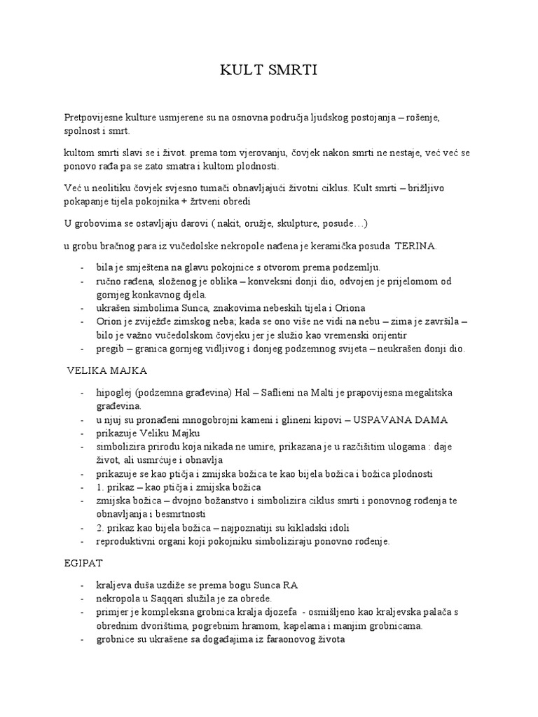Kult Smrti | PDF