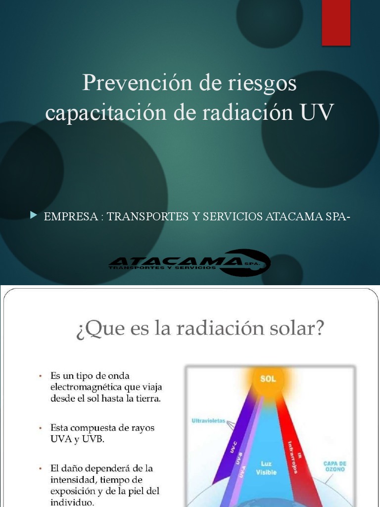 La importancia de la capacitación en prevención de riesgos por radiación UV para los ...