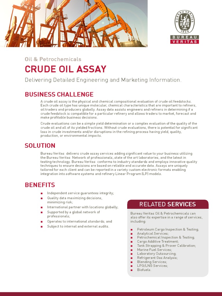 Crude Oil Assay 2020ME | PDF