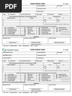 Cold Work Permit - Typical Format | PDF | Personal Protective Equipment ...