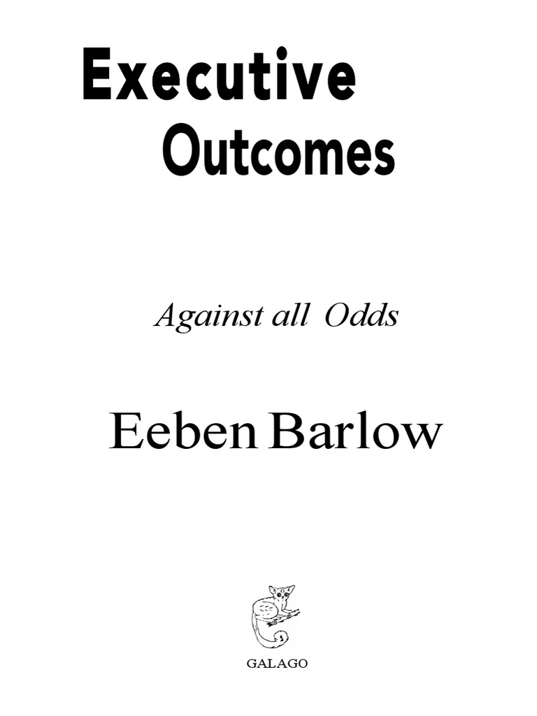 Executive Outcomes Against All Odds | PDF | Unita | Angola