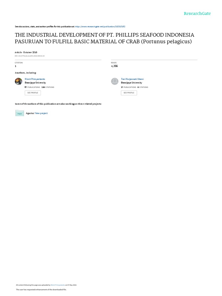 PT Phillips Seafood Indonesia Development | PDF | Qualitative Research ...
