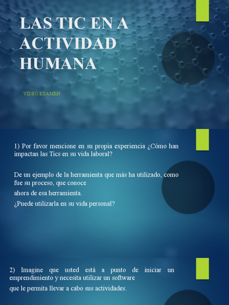 Las Tic en A Actividad Humana | PDF