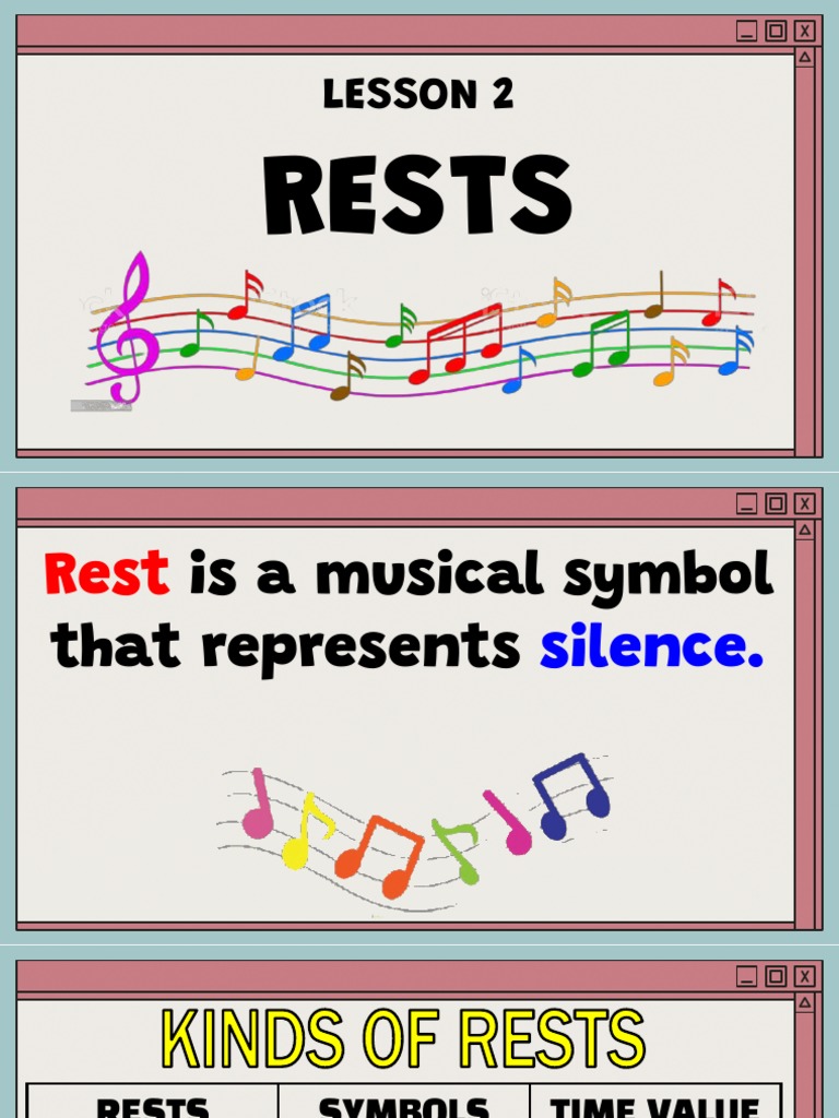 Understanding Musical Rests and Their Values | PDF | Poetry